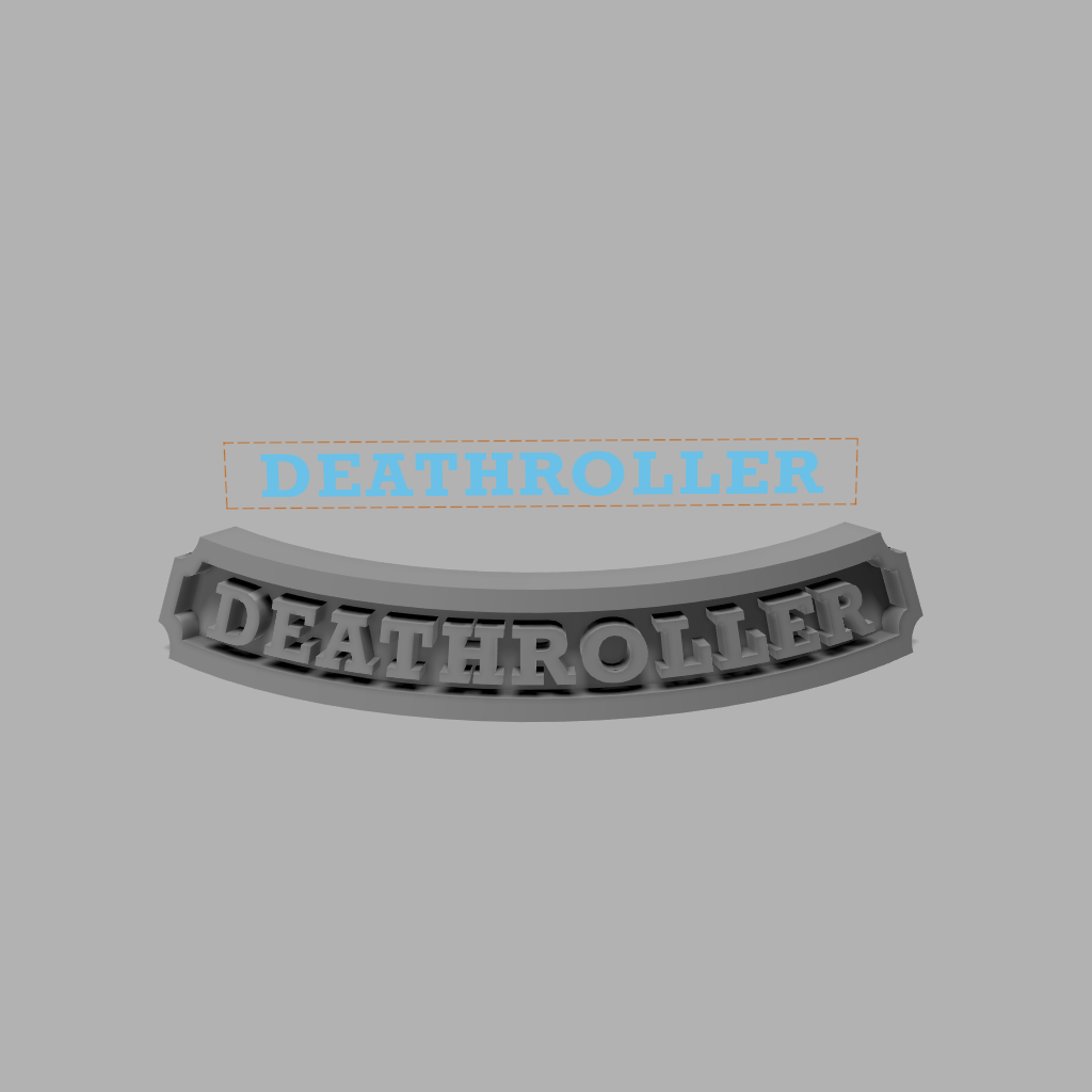 🩸 Customizable nameplate for miniatures + Blood bowl regular players ...