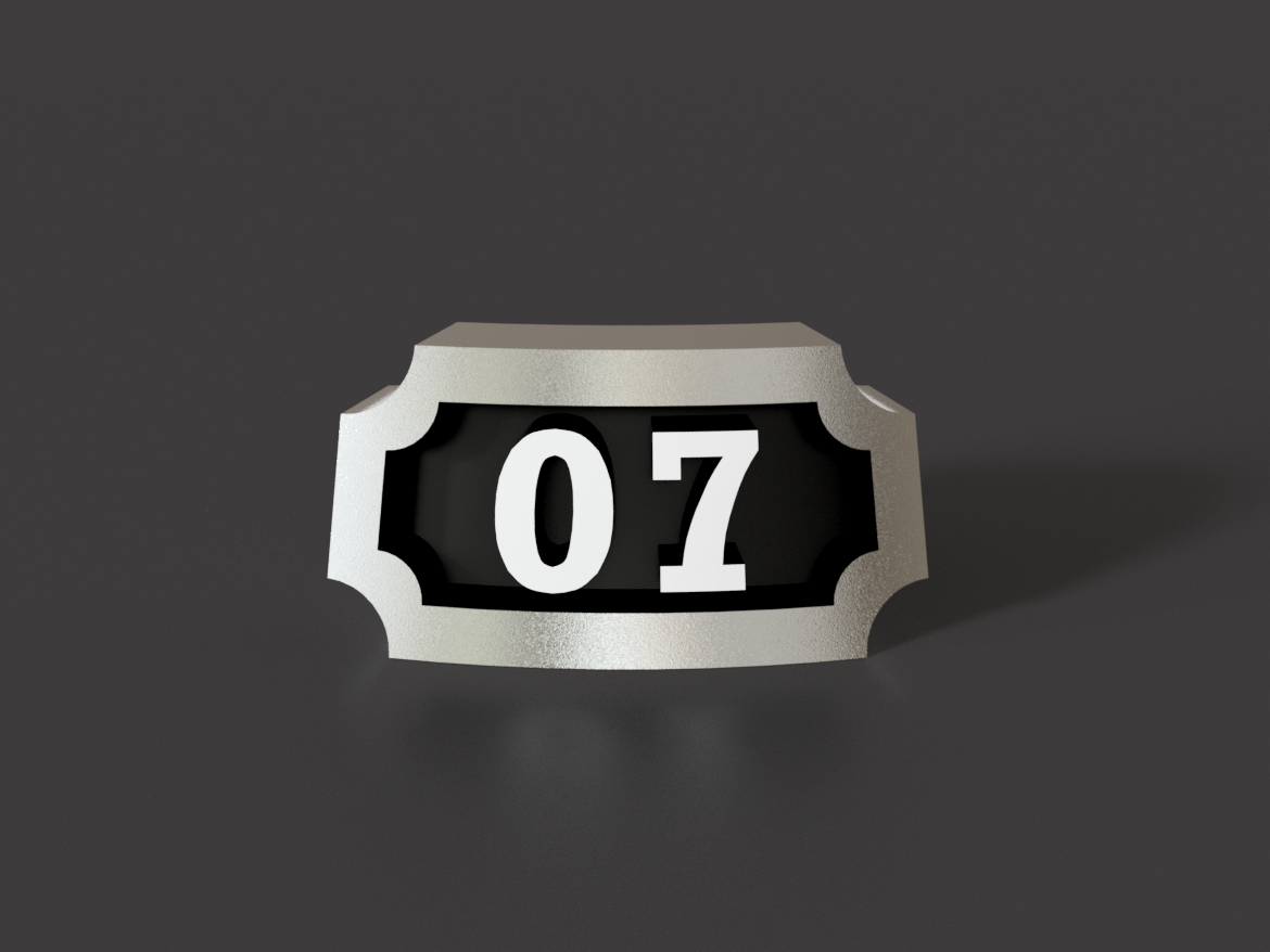 🩸 Customizable nameplate for miniatures + Blood bowl regular players ...