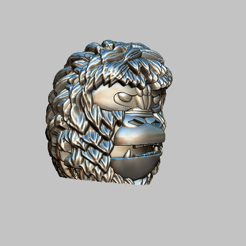 STL file gorilla, monkey STL file 🦍 (OBJ)・3D printing template to ...