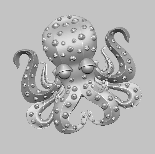 3D file octopus octopus 3D 🐙 ・3D printable model to download・Cults