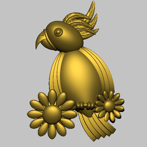 STL file bird, parrot, parrot STL file 🐦 (OBJ)・3D print model to ...