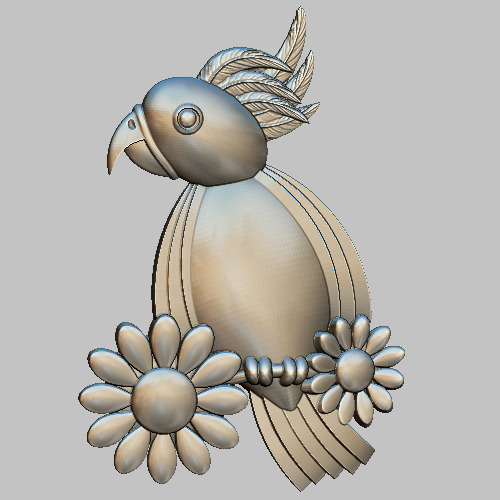 STL file bird, parrot, parrot STL file 🐦 (OBJ)・3D print model to ...