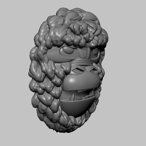 STL file monkey STL file 🐒 (OBJ)・3D print design to download・Cults