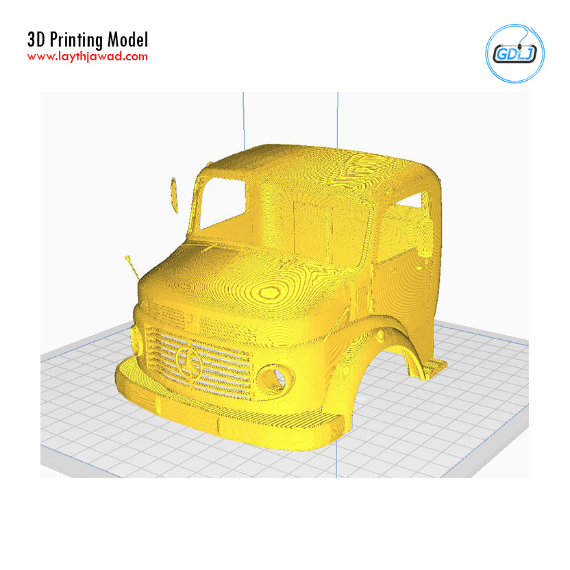 🚚 Camión Mercedes-Benz 1924-2624 Cabina - Versión Profesional Completa・Archivo STL para ・Cults