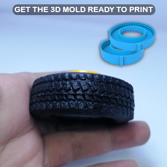 Archivo STL Molde de rueda de camión 🚗 (OBJ)・Objeto imprimible en 3D ...