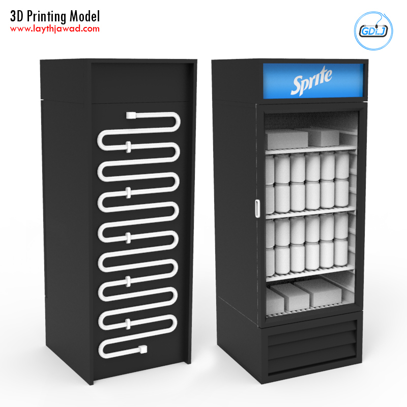 STL file Cold Drink Cooler 🥶 ・Template to download and 3D print・Cults