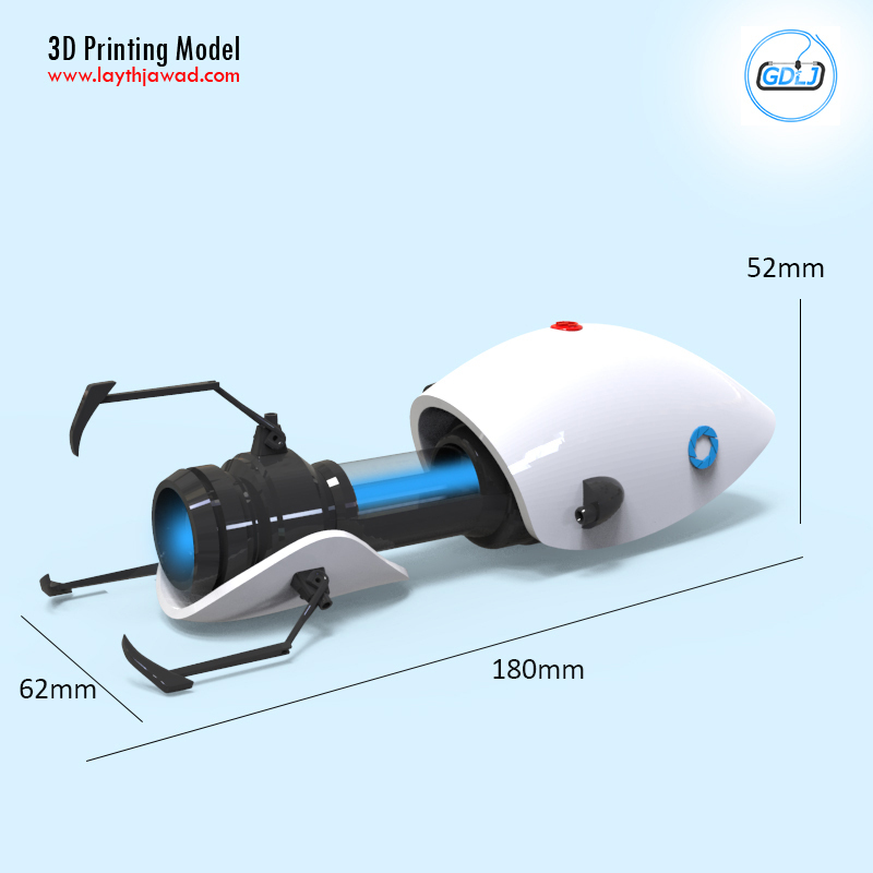 3D file Portal Gun 🔫 ・3D print design to download・Cults