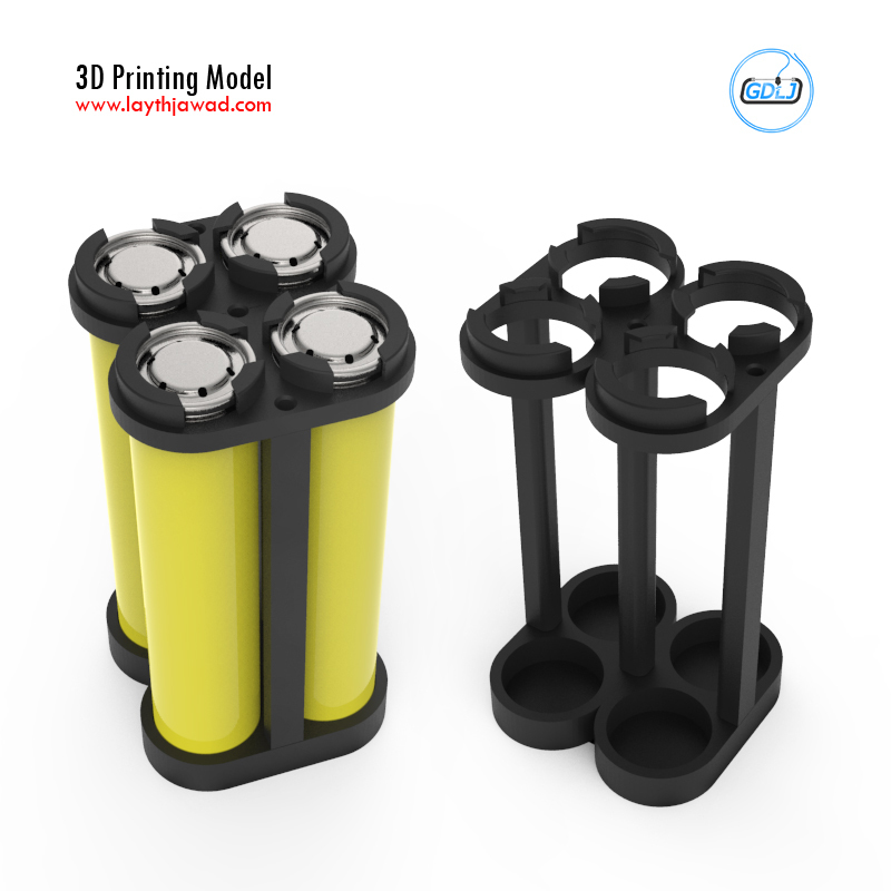 STL file Battery Holder 🔋 (OBJ and DXF)・3D printing idea to download・Cults