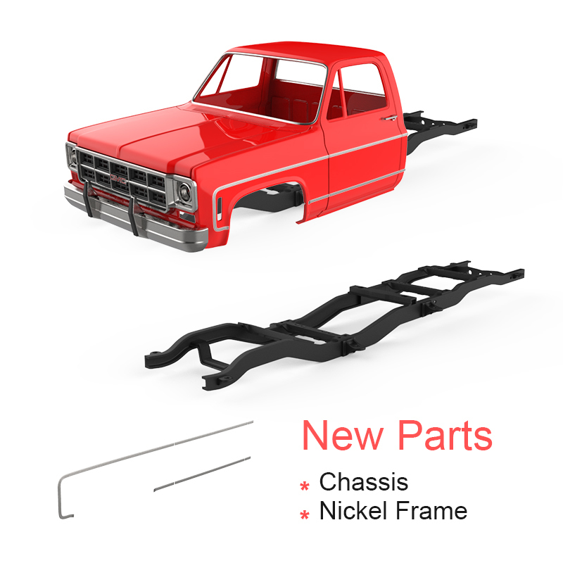 🚙 Chevrolet K30 1979 3D Printing Model - New Parts " Chassis, Nickel ...
