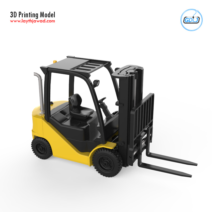 3D file Clark S20 53 Forklift Truck - PRO version 🚚 ・3D print design to ...