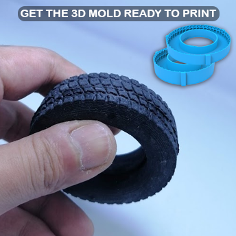 Archivo STL Molde de rueda de camión 🚗 (OBJ)・Objeto imprimible en 3D ...