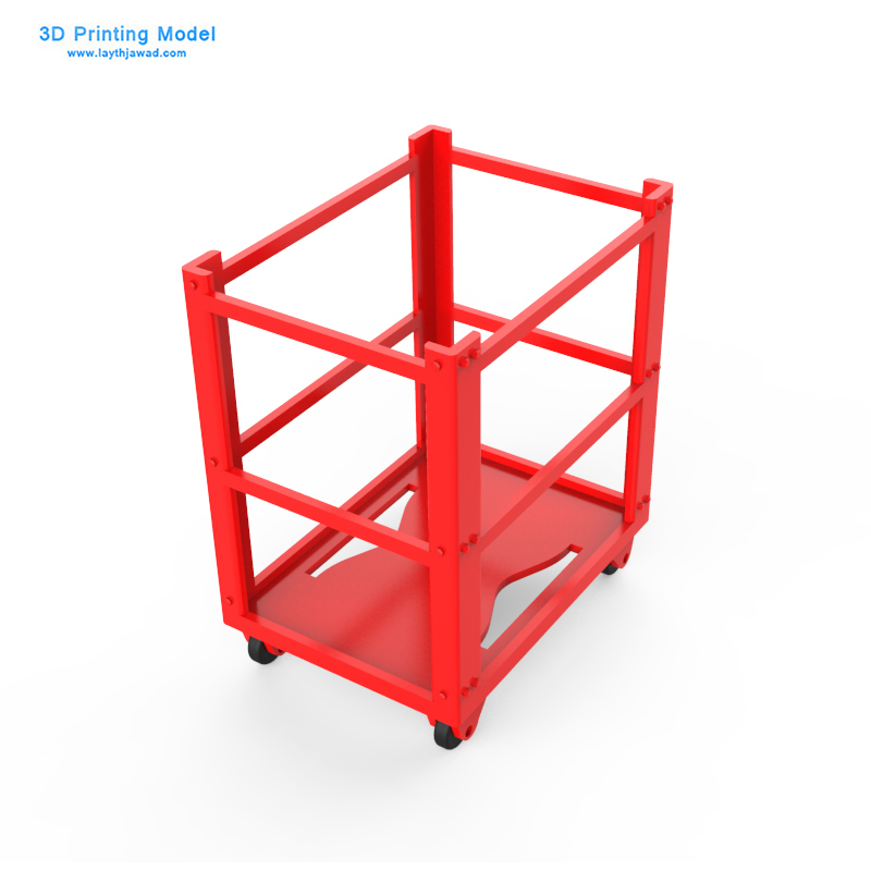 STL file Workshop Tool Trolley 📦 (OBJ and DXF)・Template to download and ...