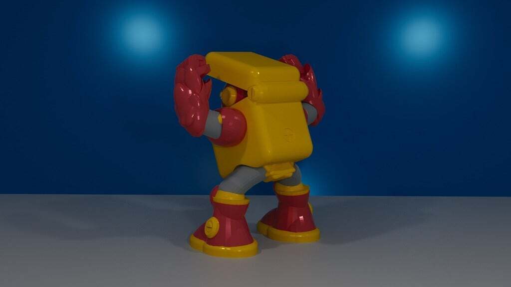 Free STL file HEAT MAN from MEGAMAN2 👨 ・3D printable model to download ...