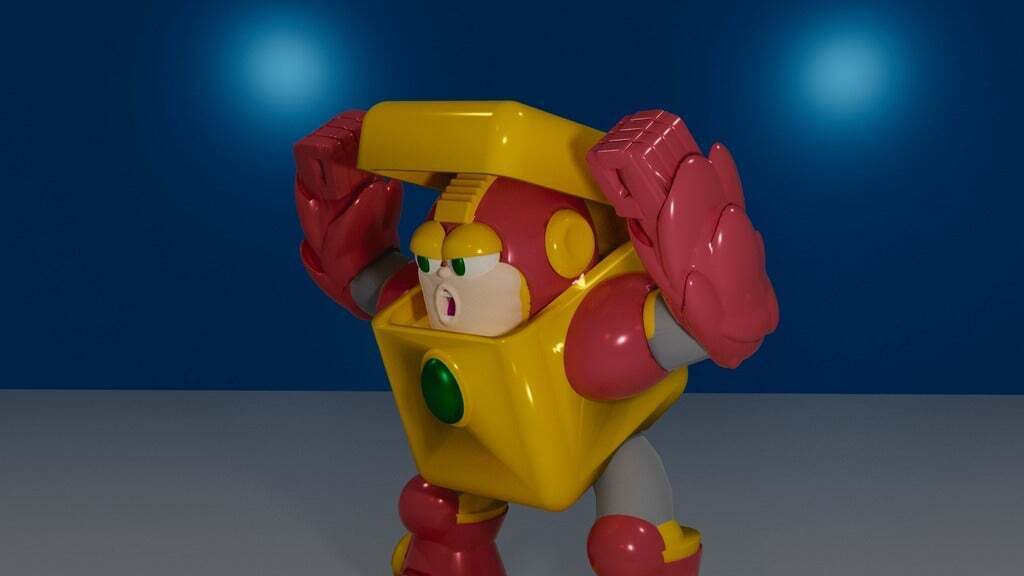 Free STL file HEAT MAN from MEGAMAN2 👨 ・3D printable model to download ...