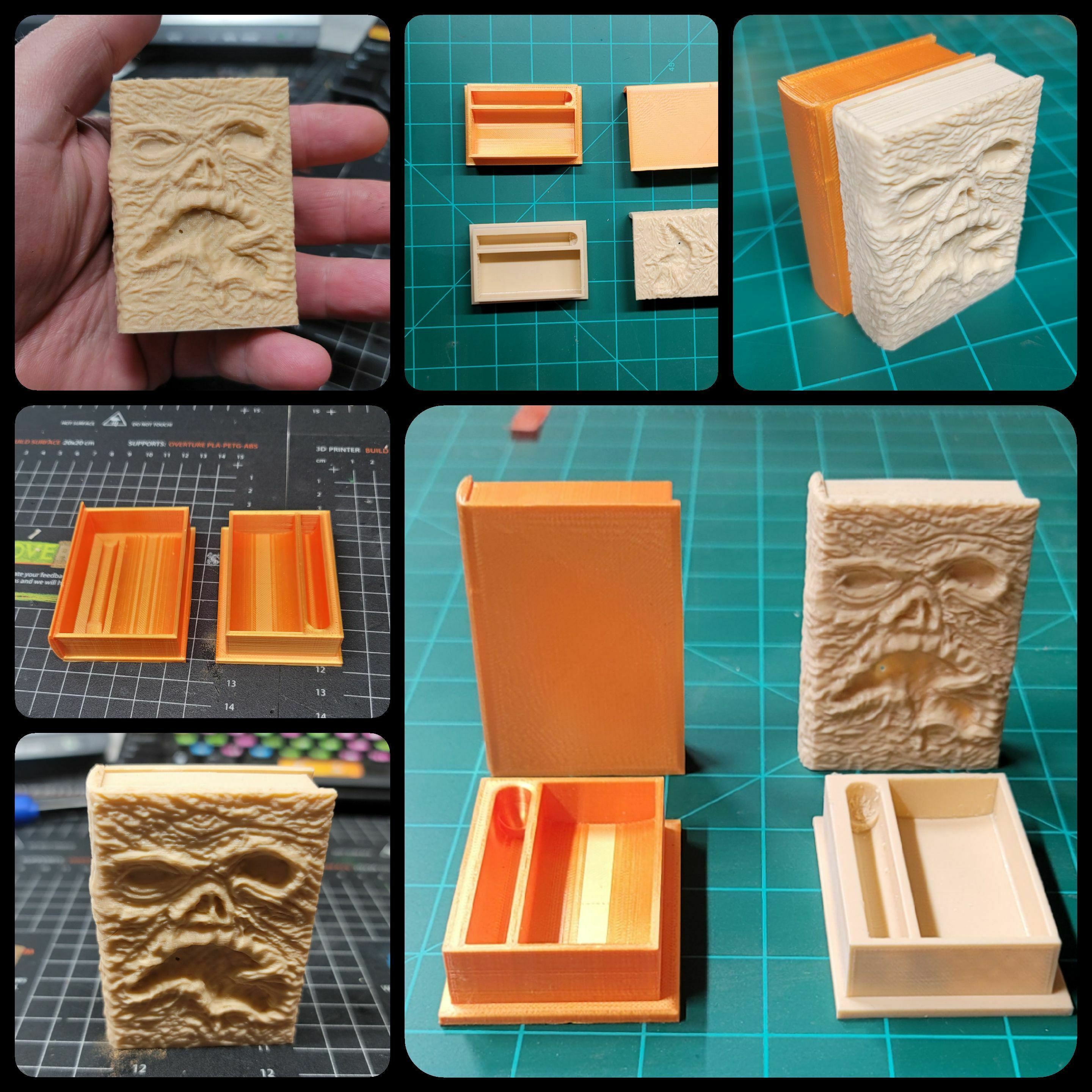 📚 Book of the Dead Stash Box・ STL File for ・Cults