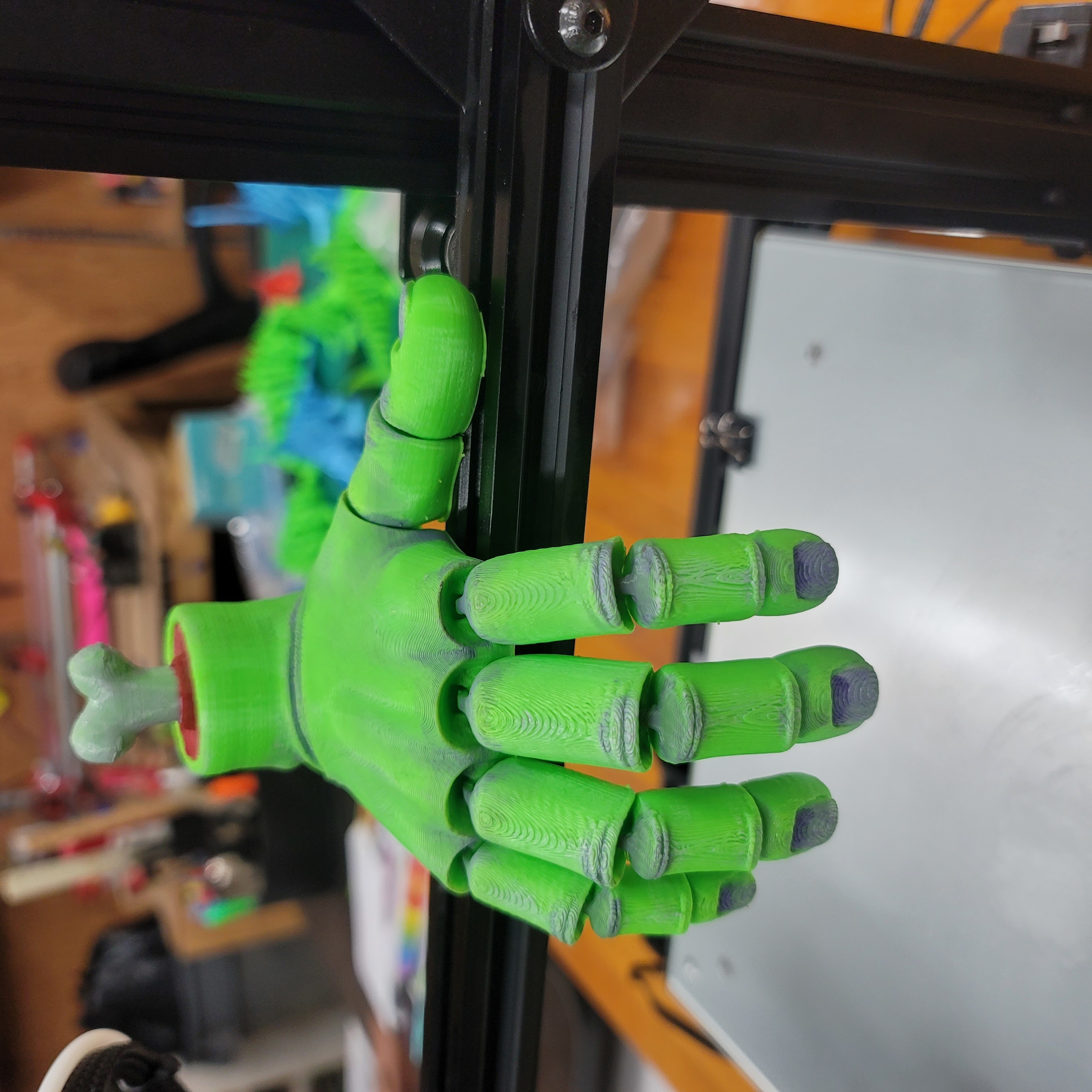 3D print Flexi PRINT-IN-PLACE Hand • made with SUNLU s8・Cults