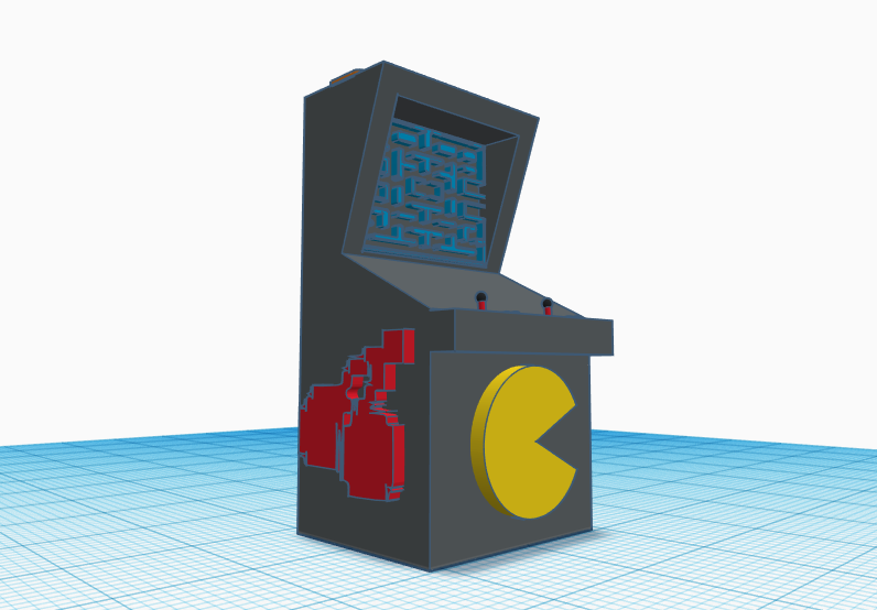 🕹️ Pac-Man Arcade Machine - Pac-Man Arcade Bollard・Free 3D File for ・Cults
