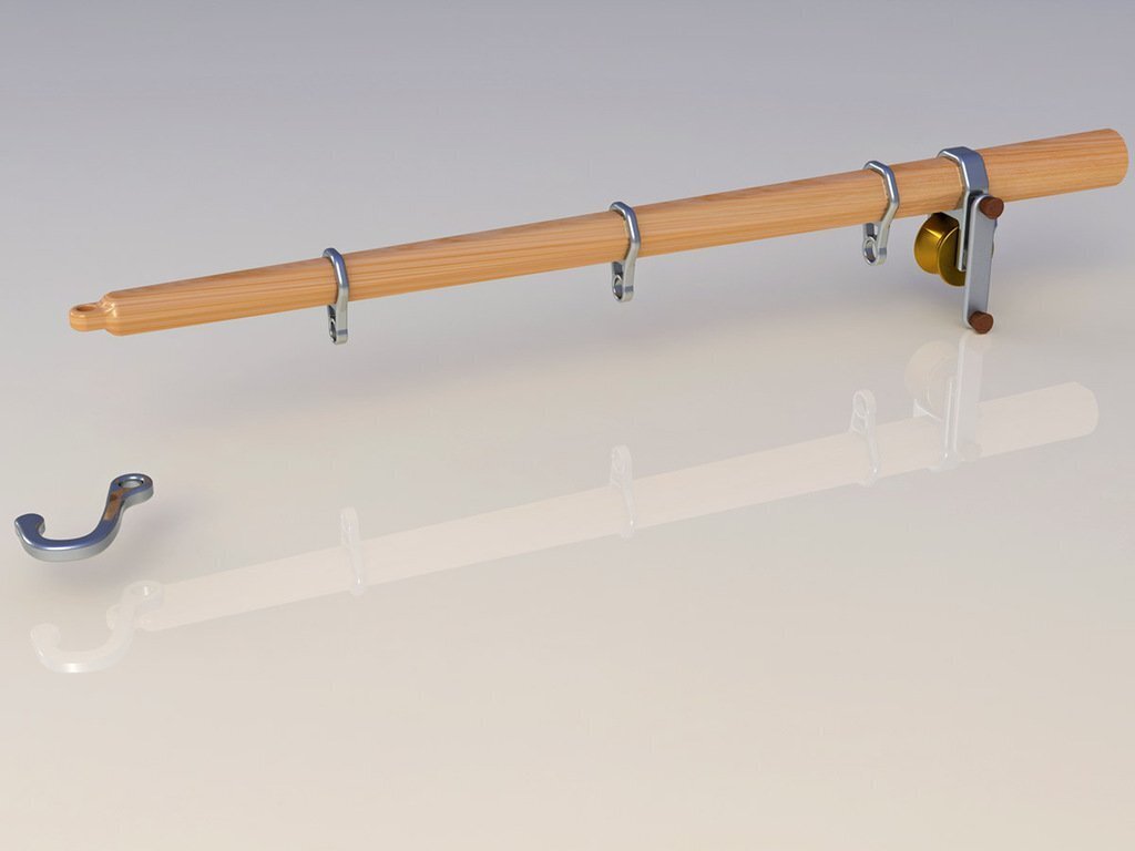 Free STL file Magnetic Fishing Rod 🧲・3D printer design to download・Cults
