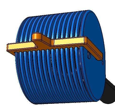 STL file Inlet Grid for Water Turbine Pipe Dimensions 63x3,6 🚰 ・3D ...