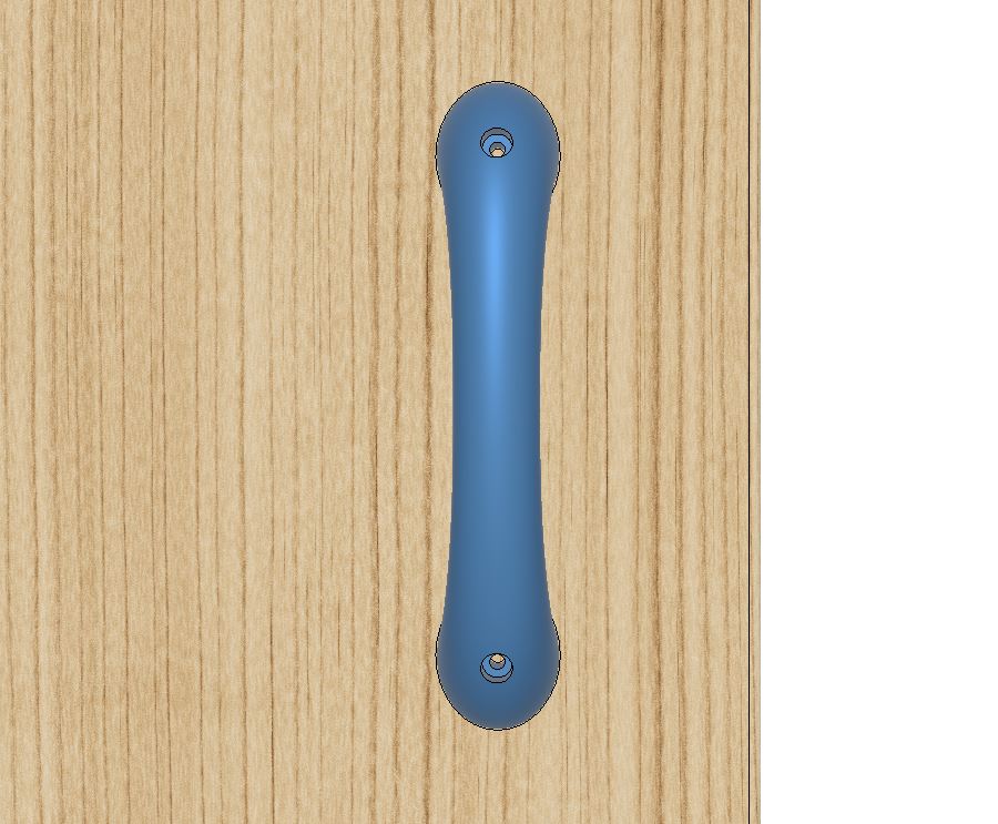 STL file Handle grip hilt haft screwable inclusive gcode for PRTG ...