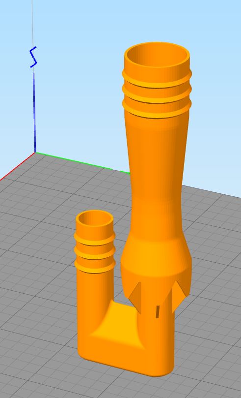 🚰 Water Suction Jet Pump Ejector vacuum・Free STL File for ・Cults