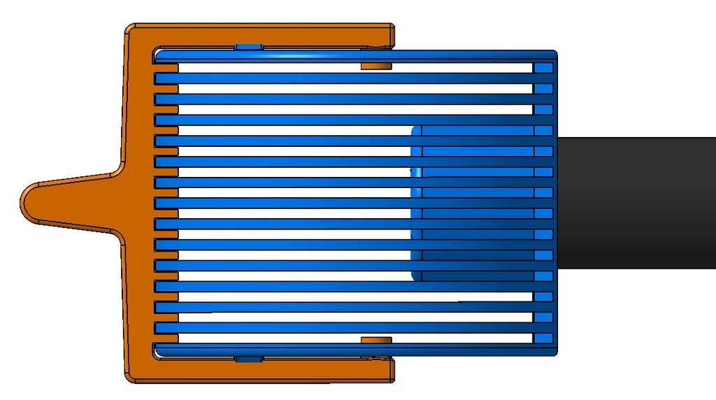 STL file Inlet Grid for Water Turbine Pipe Dimensions 63x3,6 🚰 ・3D ...