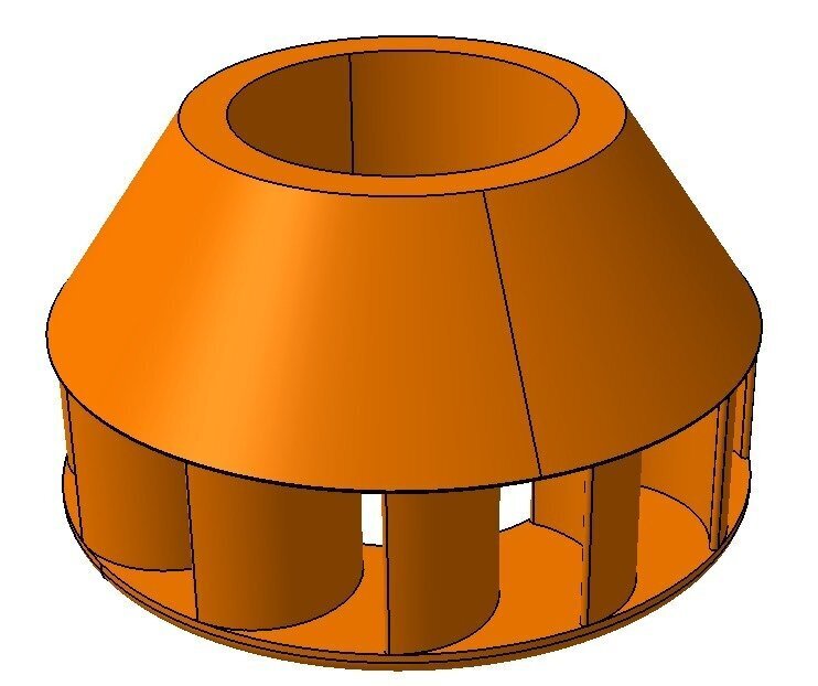 STL file Water Turbine 3W 6VDC tested! 🚰 ・3D printable design to ...