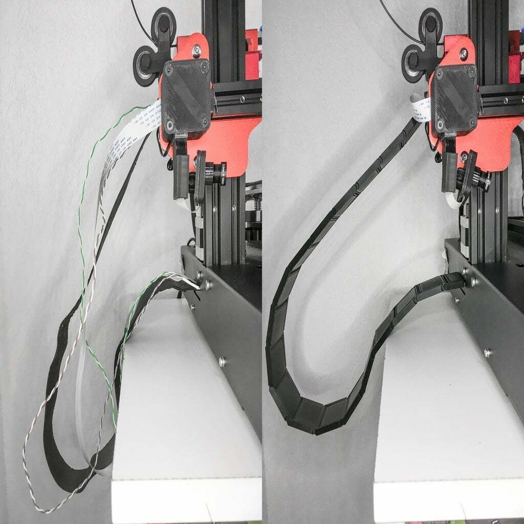 Free STL file Flat Cable Chain CR10S Pro 🔌 ・3D print object to download ...