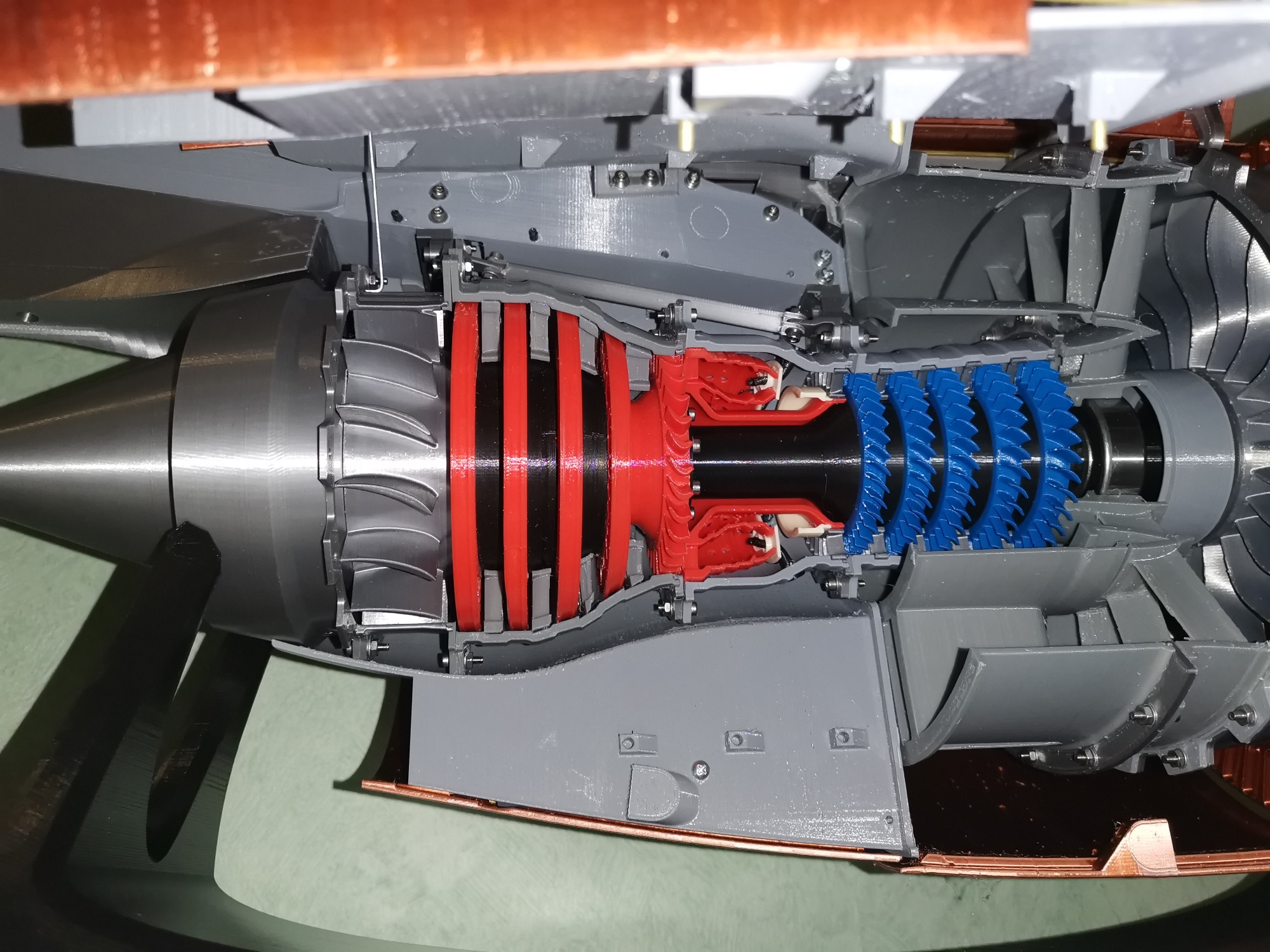 3D printed High Bypass Engine Nacelle • made with cr10 pro・Cults