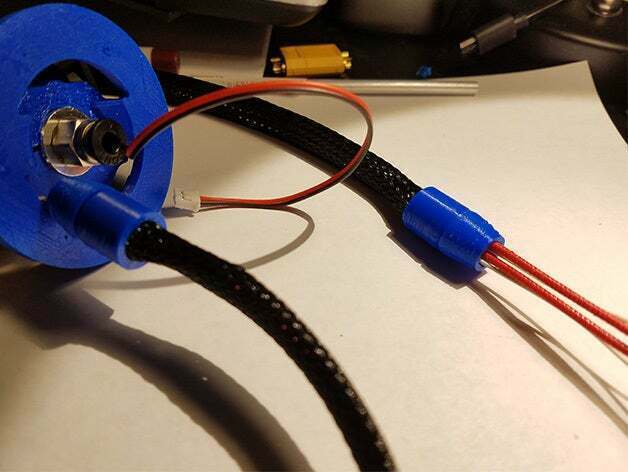 🔚 Braided Wire Harness End Caps・Free STL File for ・Cults