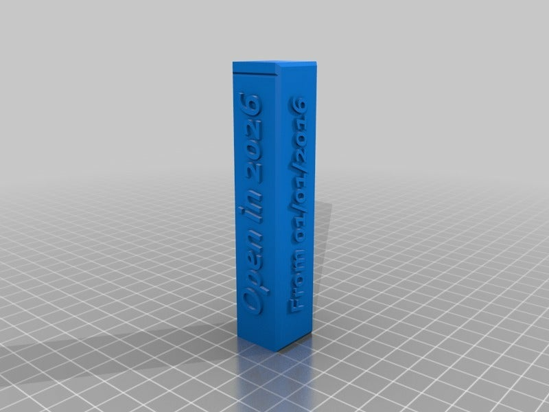 Fichier STL gratuit capsule temporelle 2016 👽・Design pour impression 3D ...