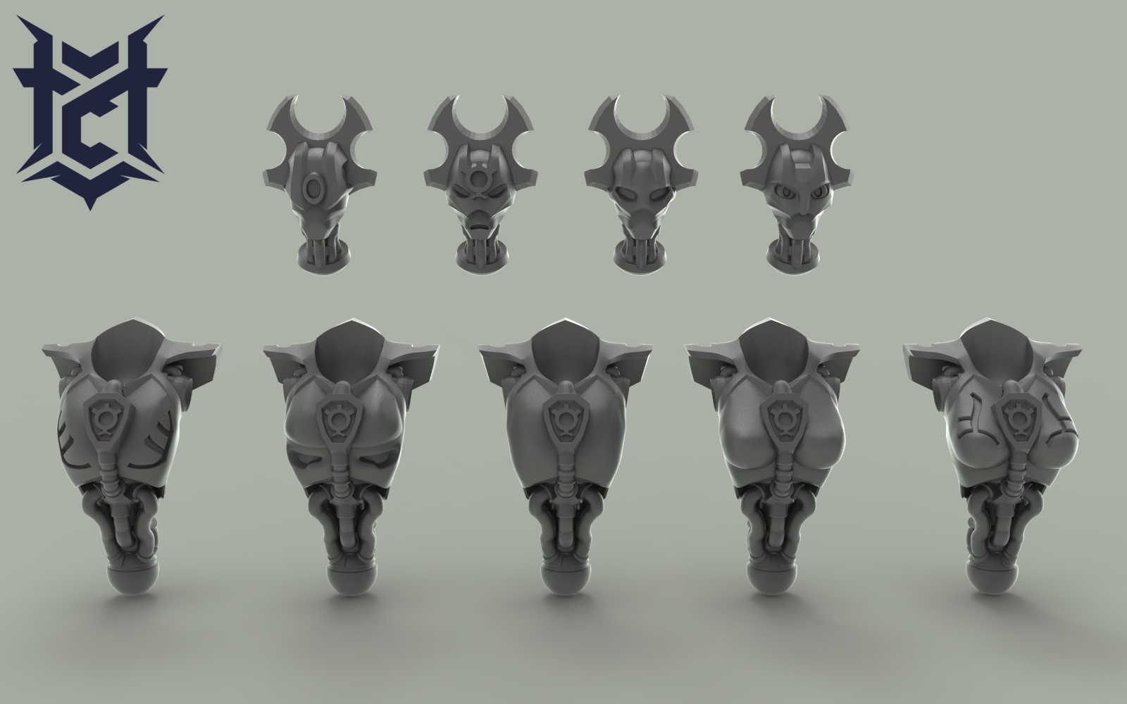 ♀️ Necro female rippers (pre-supported)・ 3D File for ・Cults