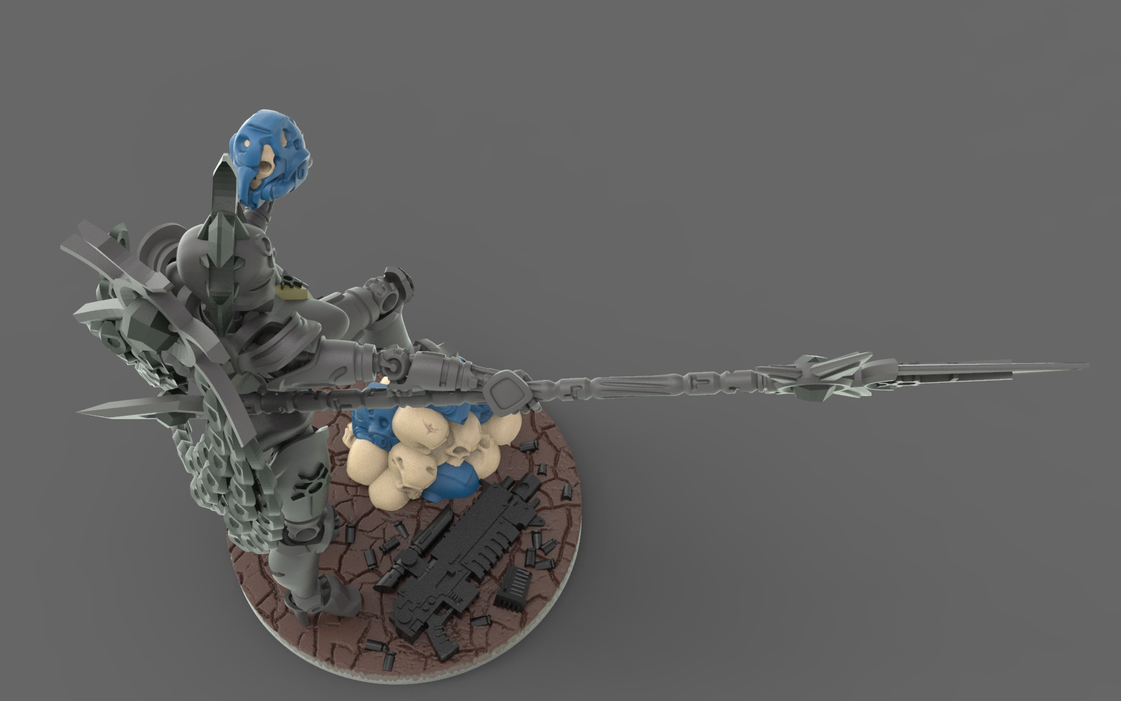 ♀️ Female Necro Lord・ 3D File for ・Cults