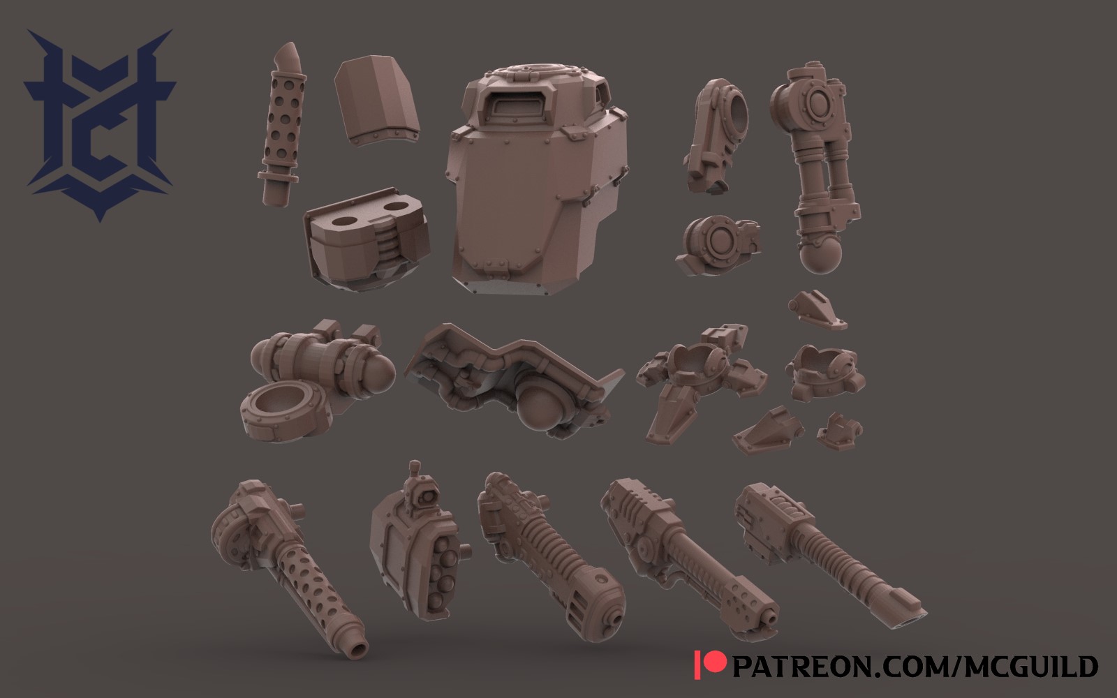 👷 Dusty Walker (builder kit)・ 3D File for ・Cults