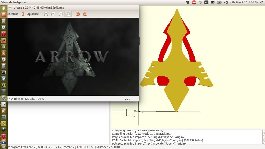 🏹 Tv Show Arrow Season 3 Logo - WIP・Free 3D File for ・Cults