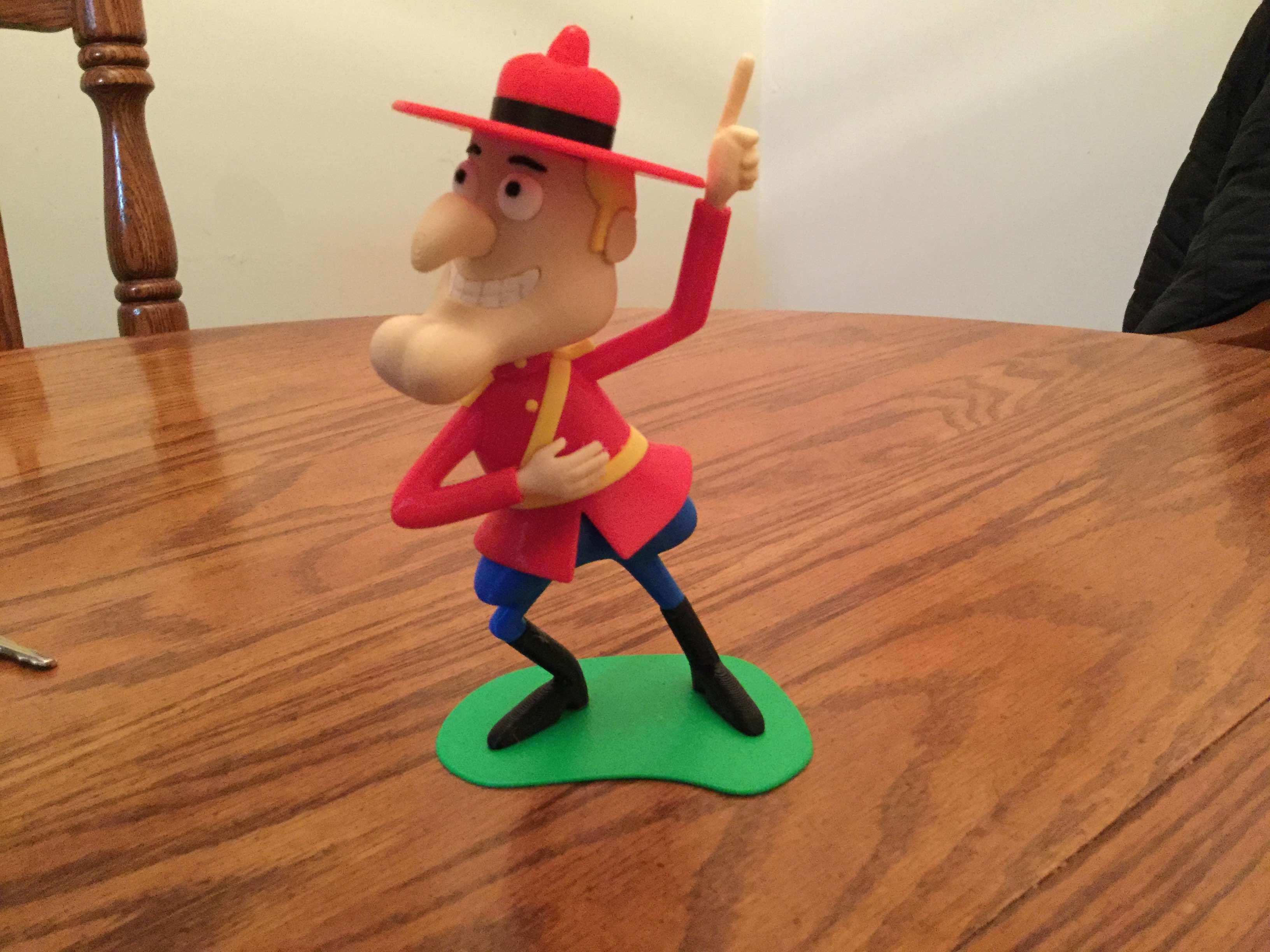 3D printed Dudley Do-Right • made with Prusa MK3S・Cults