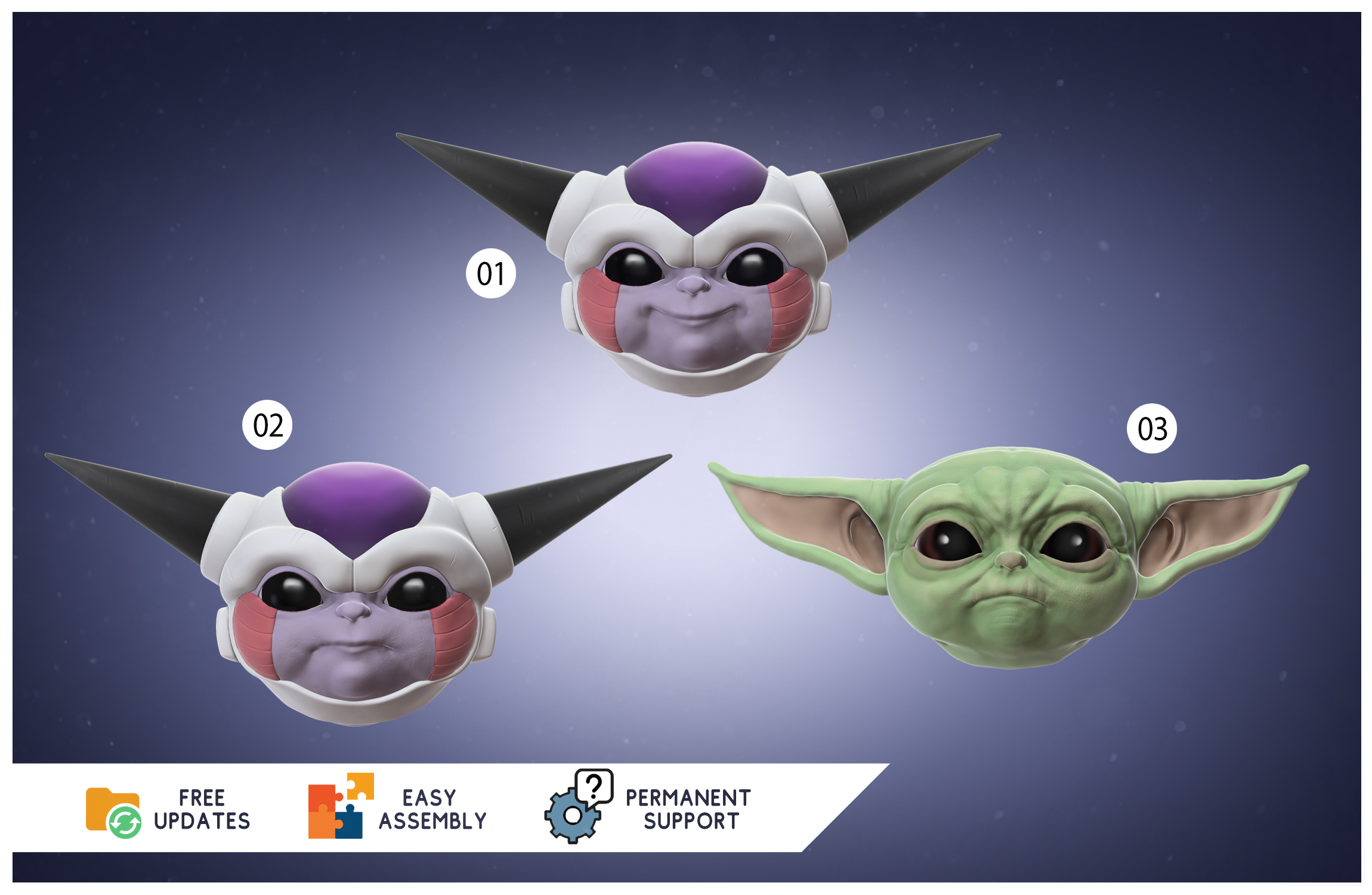 🧒 The Child Frieza - 3d Print Model -Baby freezer・ STL File for 3D ...
