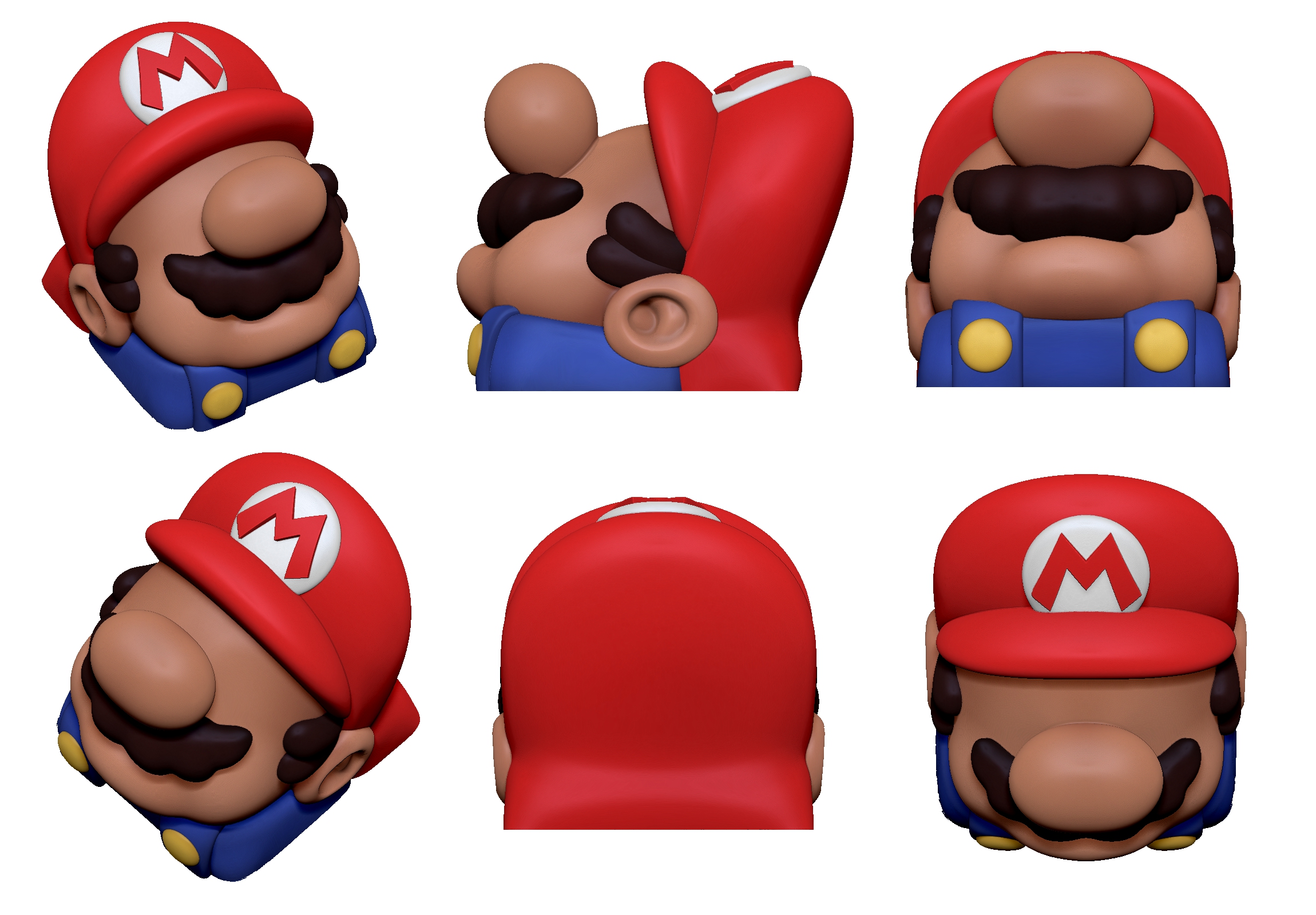 ⌨️ Bros Keycaps Collection - Mechanical Keyboard・ STL File for ・Cults