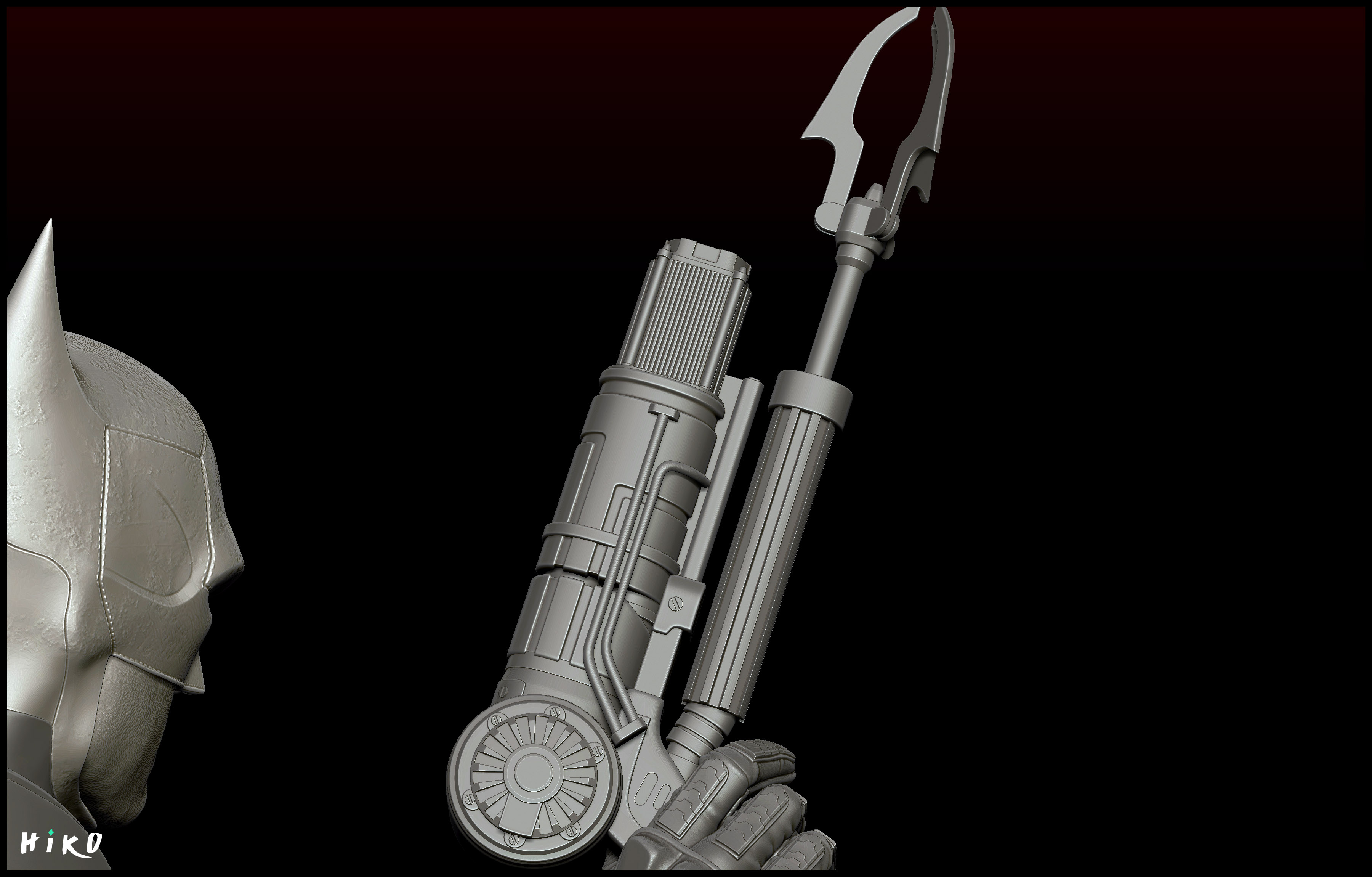 arquivo STL The Batman 2022 - Robert Pattinson STL - 1-6 Scale 3D print ...