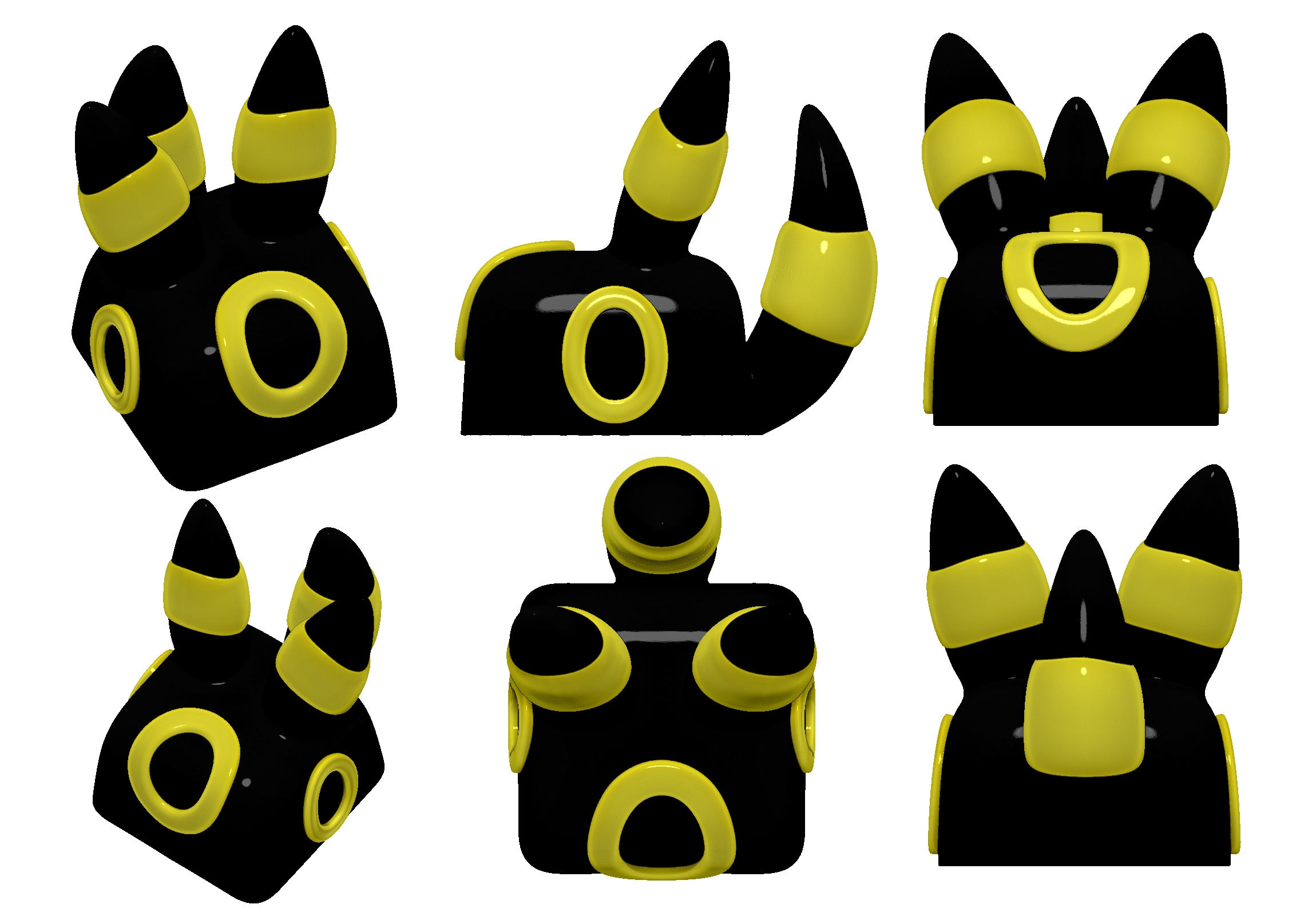 Umbreon Artisan Keycap