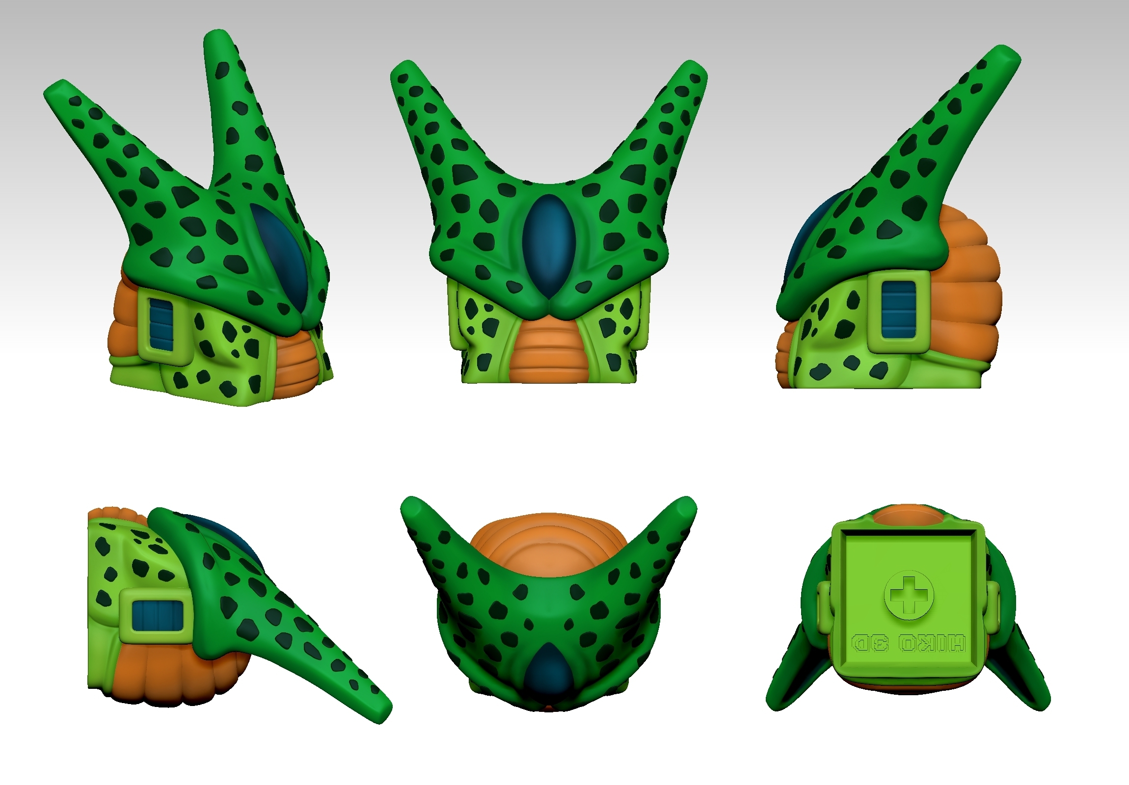 ⌨️ Cell - Keycap 3D for mechanical keyboard - Dragon ball Z -・Archivo ...