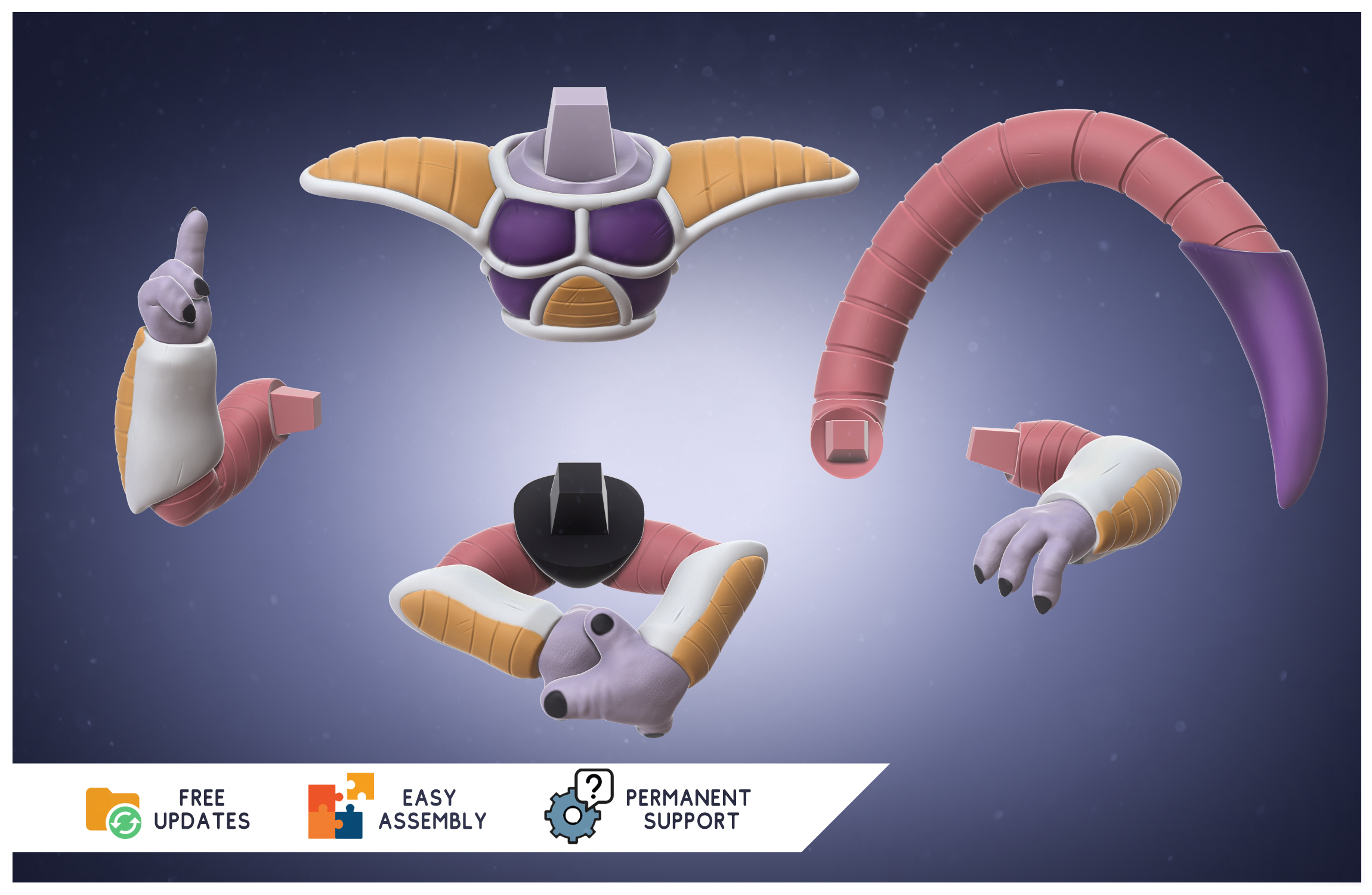 🧒 The Child Frieza - 3d Print Model -Baby freezer・ STL File for 3D ...