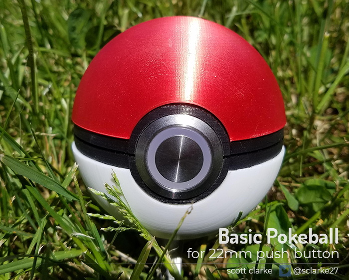 Free 3D file Basic Pokeball 🐉 ・3D printing template to download・Cults