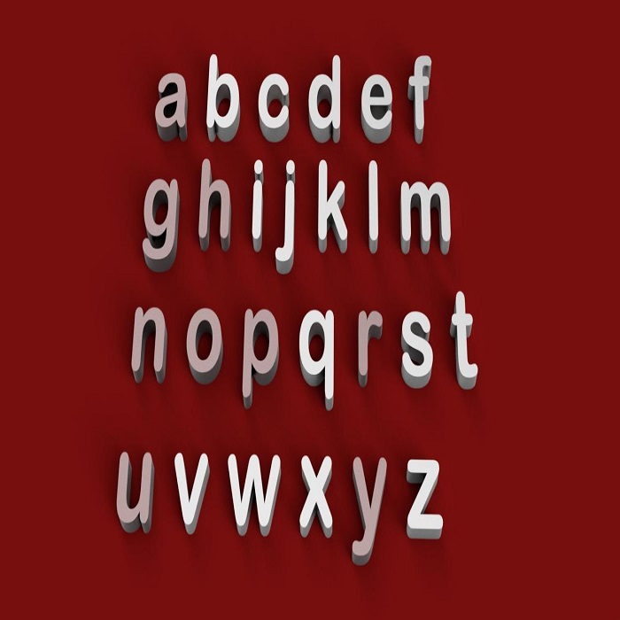 📁 ARIAL ROUNDED font uppercase and lowercase 3D letters STL file・ 3D ...