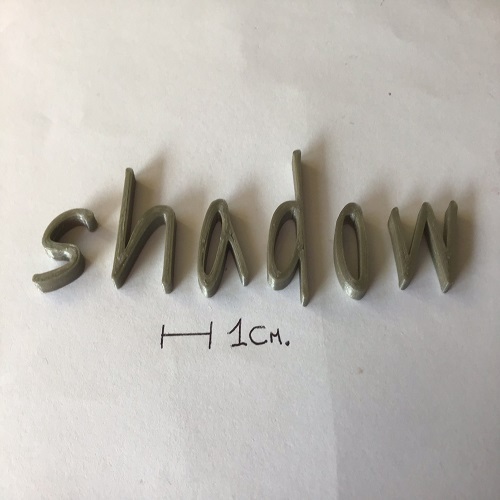 3D file SHADOW lowercase 3D letters STL file 📁 ・3D printer design to ...