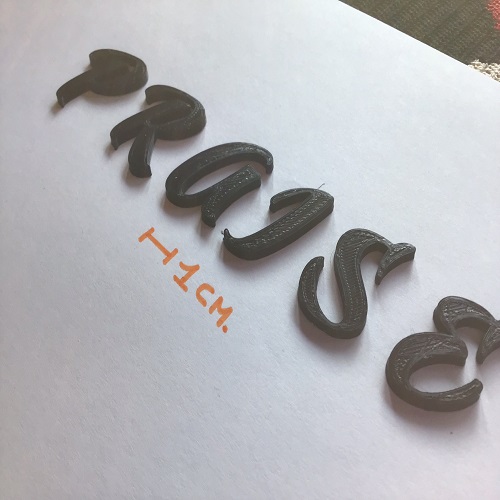 3D file PRAISE uppercase 3D letters STL file 📁・3D printing idea to ...