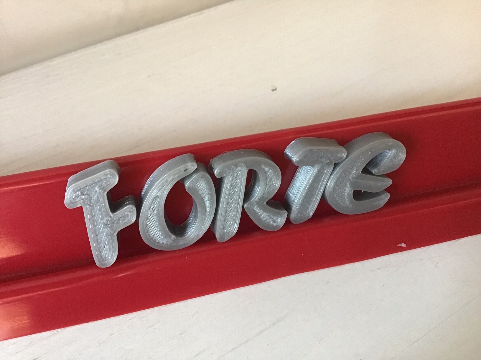 Archivo 3D FORTE letras mayúsculas 3D archivo STL 👽 ・Objeto de ...