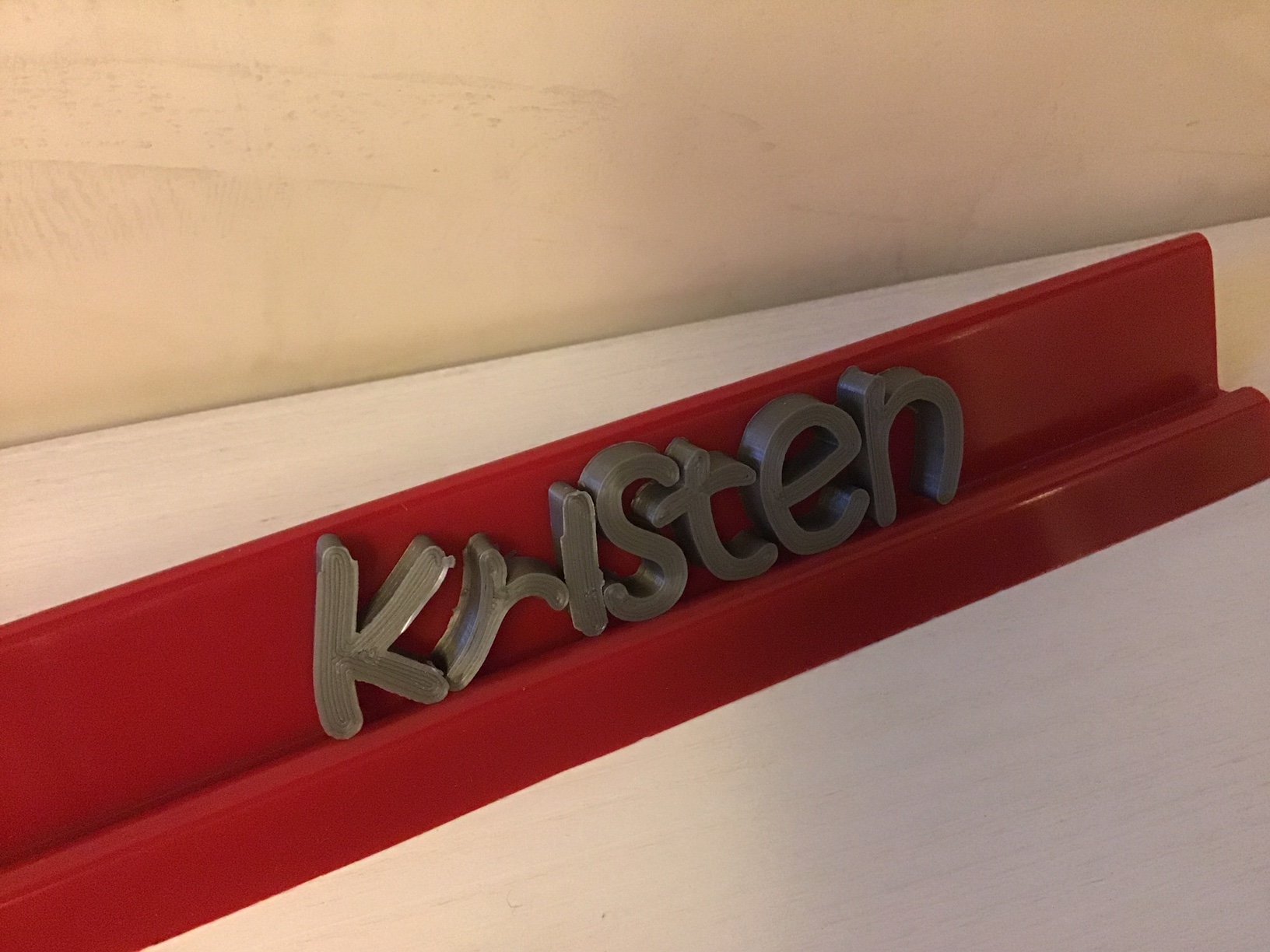 3D file KRISTEN font lowercase 3D letters STL file 📁・3D printing idea ...