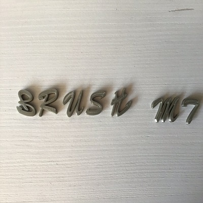 3D file BRUSH MT font uppercase 3D letters STL file 📁 ・3D printing idea ...