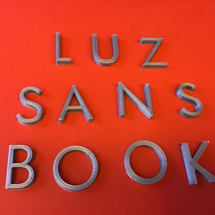 3D file LUZ SANS BOOK FONT UPPERCASE 3D LETTERS STL FILE 📚 ・3D printer ...